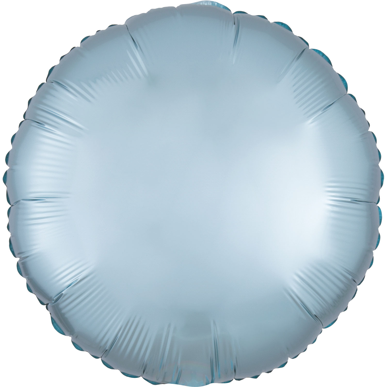Anagram Pastel Blue Circle Satin Luxe Standard Hx Packaged Foil