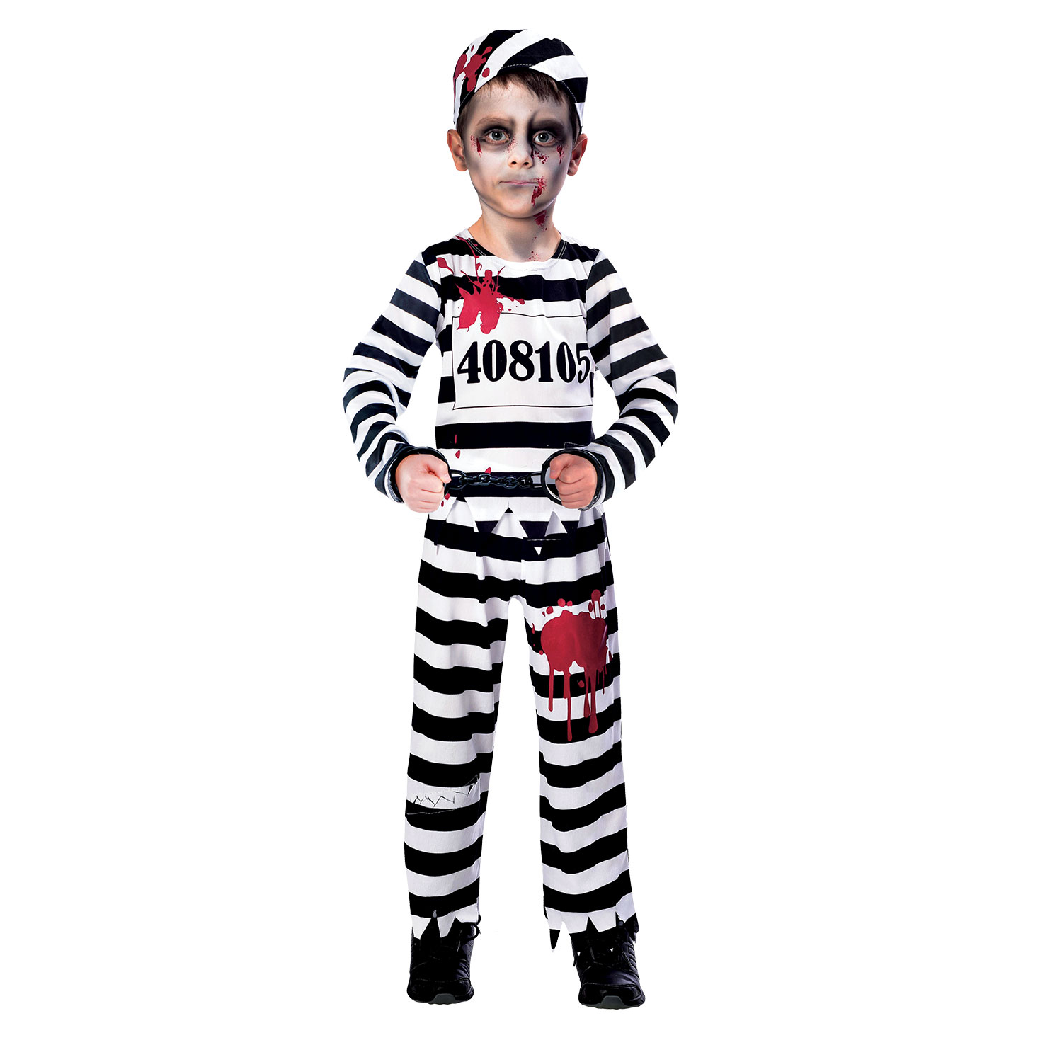 Zombie Convict Costume Age 5 6 Years 1 Pc Amscan International