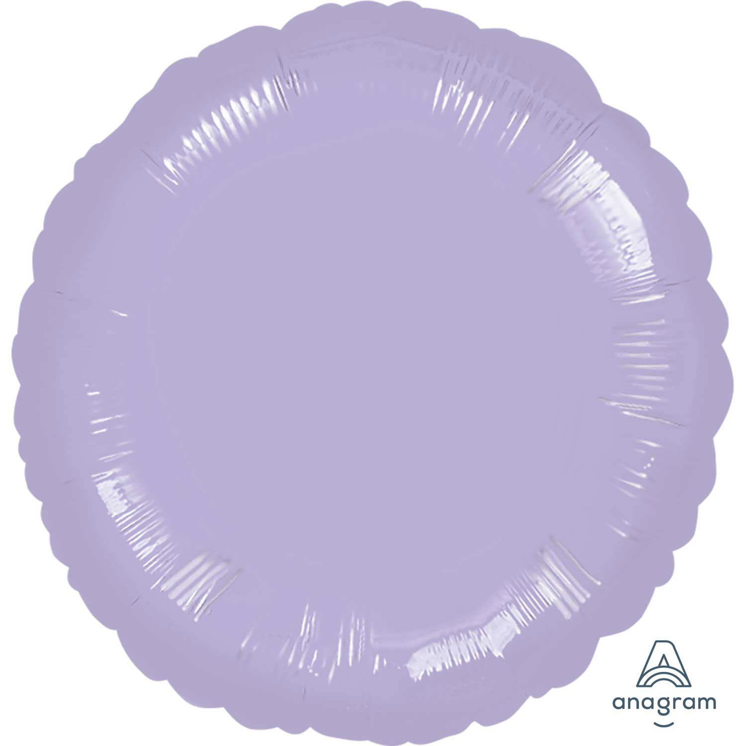 Anagram Pastel Lilac Circle Standard Unpackaged Foil Balloons S15 10