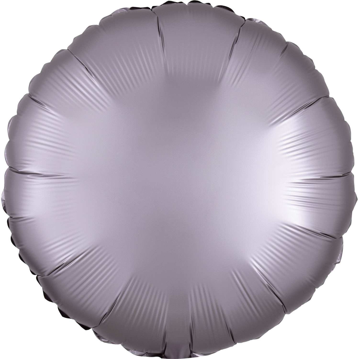 Anagram Greige Circle Satin Luxe Standard Hx Packaged Foil Balloons S15