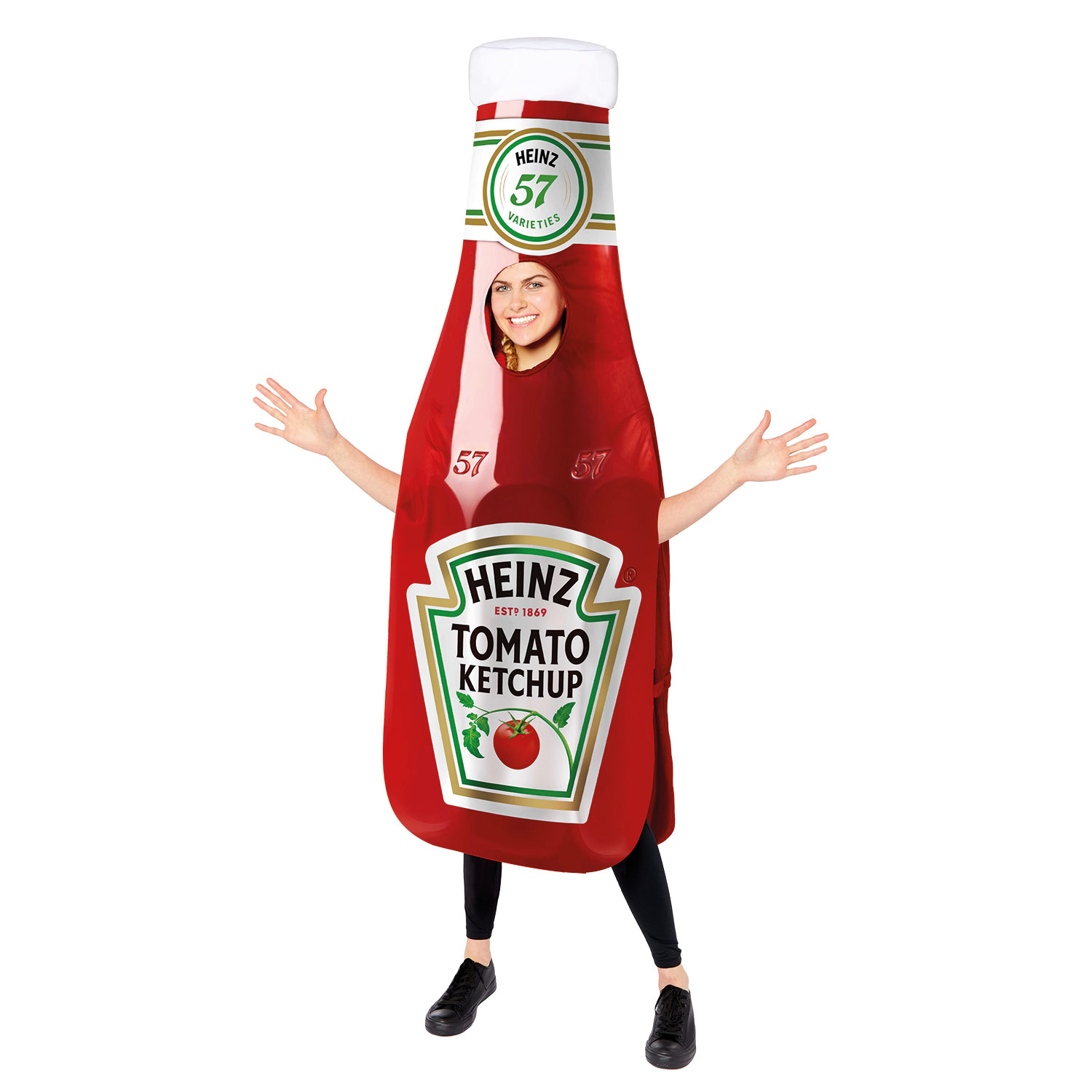 Heinz Ketchup Bottle Costume Size Adult 1 Pc Amscan International