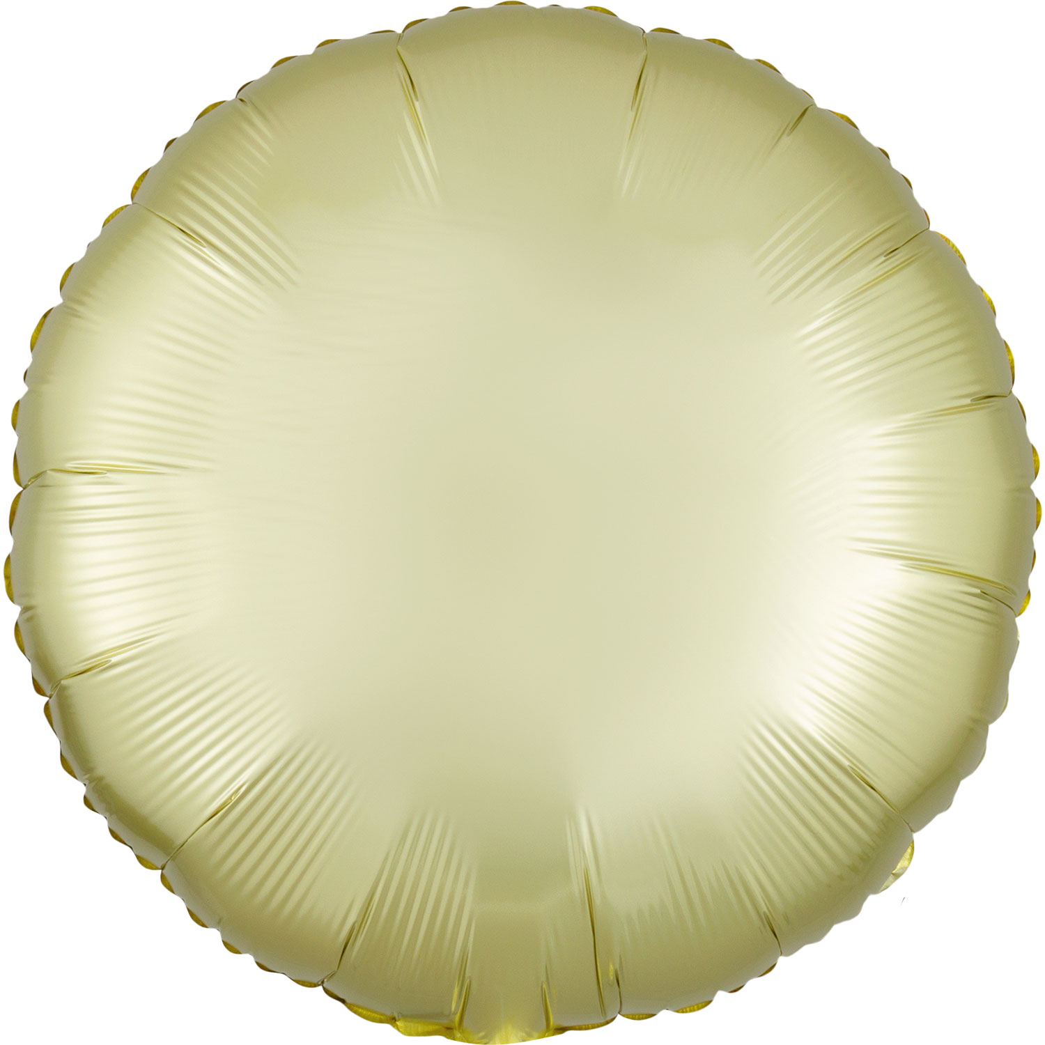 Anagram Pastel Yellow Circle Satin Luxe Standard Hx Unpackaged Foil